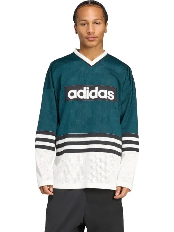 Adidas Relaxed Fit Hockey Jersey - Aurora Ivy
