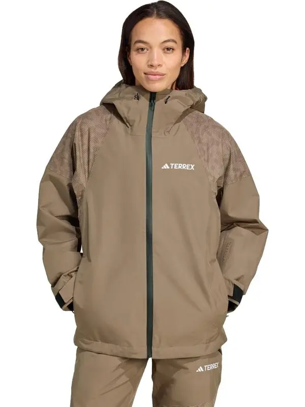 Adidas Xperior Hybrid Primeknit Climaproof+ Jacket - Earth Strata