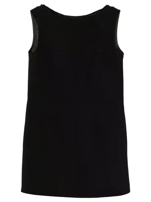 Prada Sleeveless Mini Dress - Black