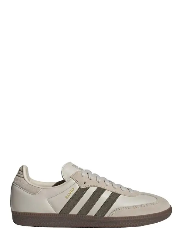 Adidas Samba Og Low Top Sneakers - Alumina / Medium Dark Khaki / Gum