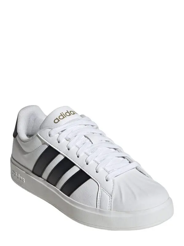 Adidas Low Top Sneakers - Cloud White / Core Black / Gold Metallic