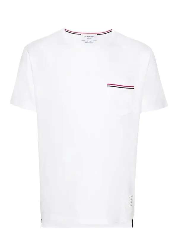 Thom Browne Pocket-detail T-shirt - White