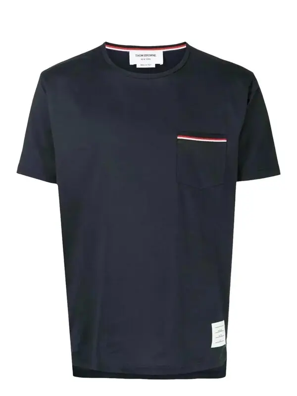 Thom Browne Pocket T-shirt - Blue