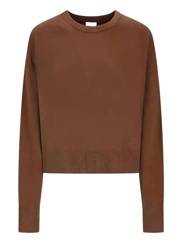 Calvin Klein Crew-neck Fine Knit Sweater - Brown