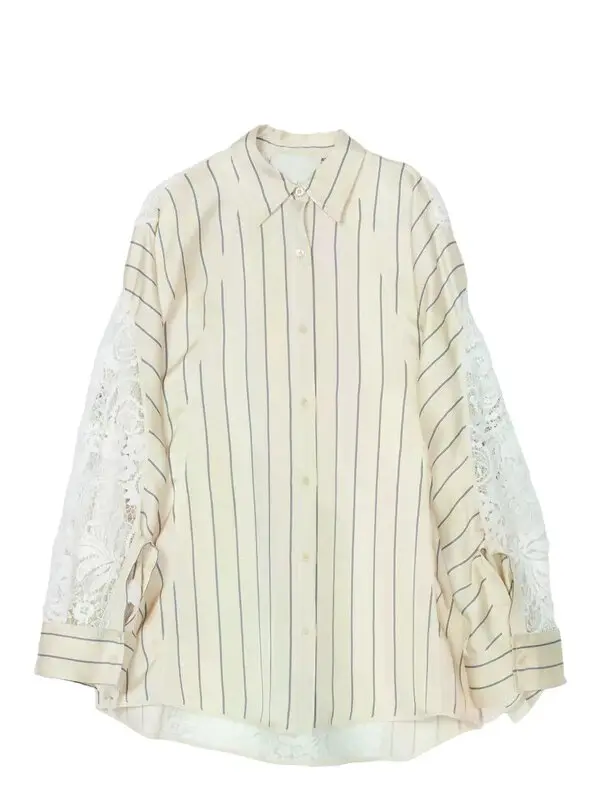 3.1 Phillip Lim Striped Button-down Shirt - White