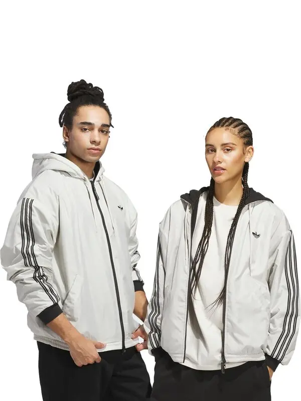 Adidas Shmoofoil Reversible Warmup Jacket - Alumina / Black