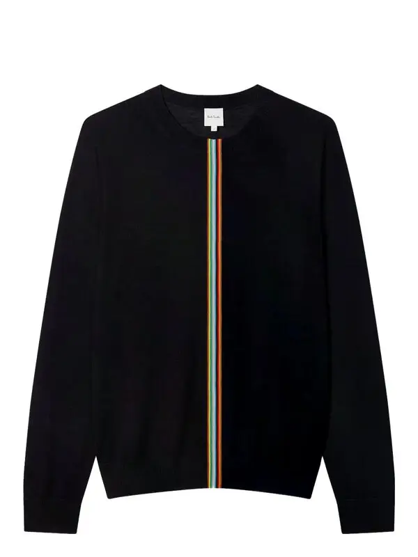 Paul Smith Signature Stripe Crew-neck Sweater - Blue