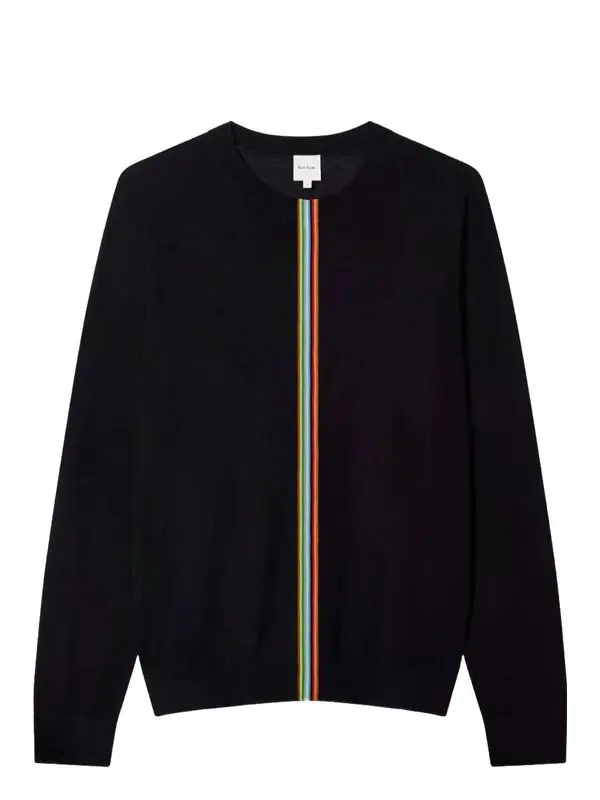 Paul Smith Signature Stripe Crew-neck Sweater - Blue