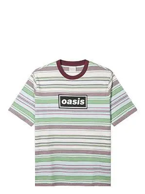 Paul Smith X Oasis Stripe Logo Print T-shirt - Multicolour