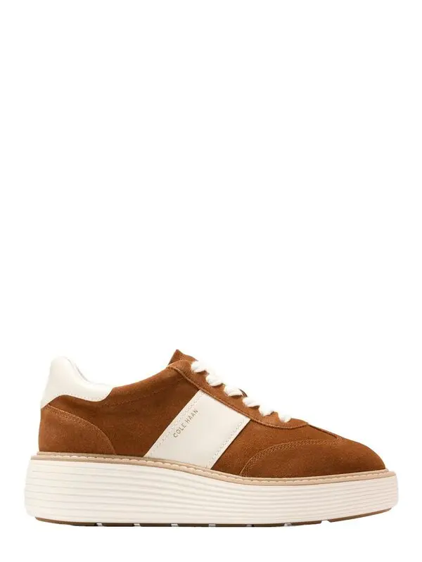 Cole Haan Riginalgrand Max Platform Sneakers - Tobacco-ivory