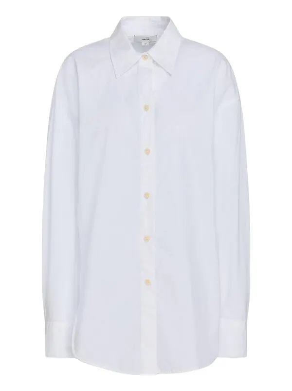 Vince Cotton-poplin Shirt - White