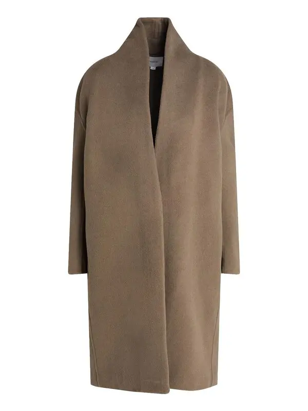 Vince Wool-blend Felt Coat - Mushroom