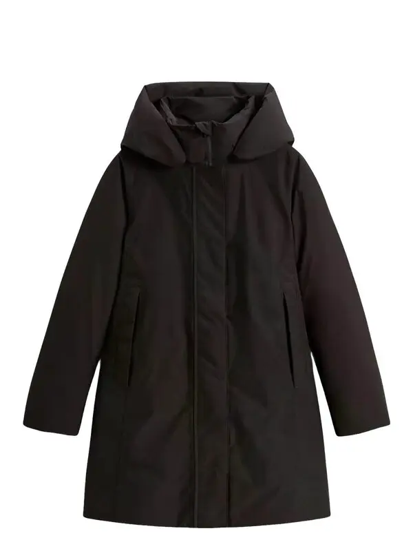 Woolrich Hooded Parka Coat - Black