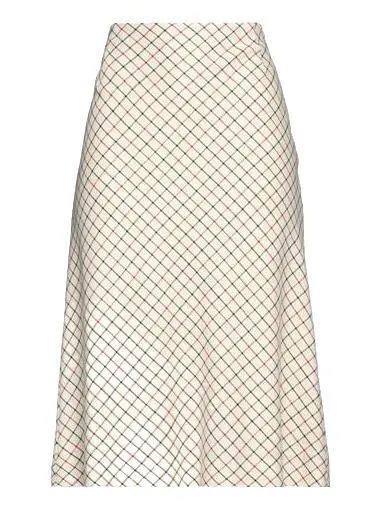 MAISON MARGIELA Flared Midi Skirt - White