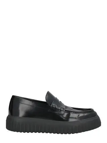 Hogan Leather Loafers - Black