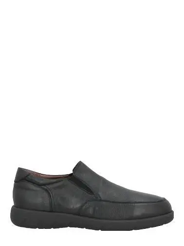 BOOMERANG Leather Loafers - Black
