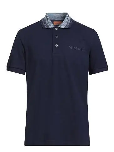 Missoni Polo Shirt Size Cotton - Navy