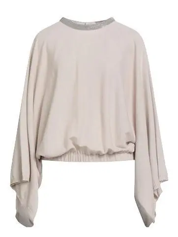 Fabiana Filippi Cashmere Sweater With Ecobrass Detailing - Beige