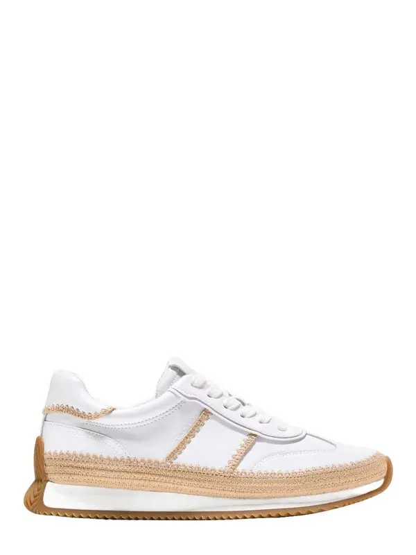 Cole Haan Grandprø Premier Sneakers - White-natural Raffia