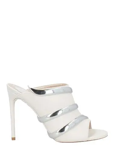 Rene Caovilla Leather Sandals - White