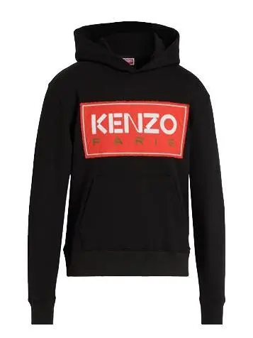 Kenzo Cotton-blend Embroidered Logo Sweatshirt - Black