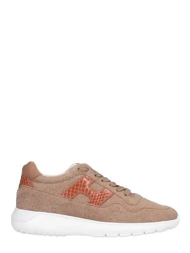 Hogan Low-top Leather Sneakers - Beige