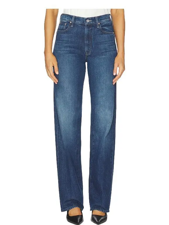MOTHER The Rambler Zip Heel Jeans - Unplugged