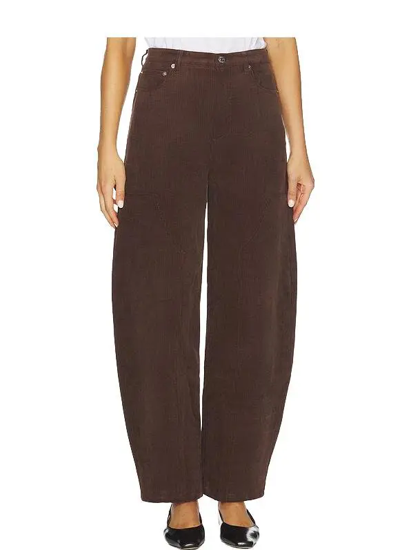 SEROYA Fabi Corduroy Pant - Slate Brown