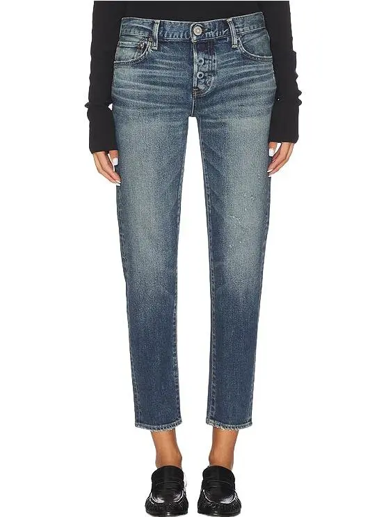 Moussy Vintage Brickell Tapered Jeans - Blue