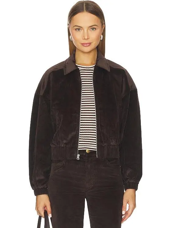 Rag & Bone Lara Corduroy Jacket - Dark Brown