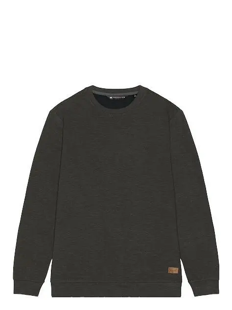 Travis Mathew Cloud Crewneck Sweater - Heather Black