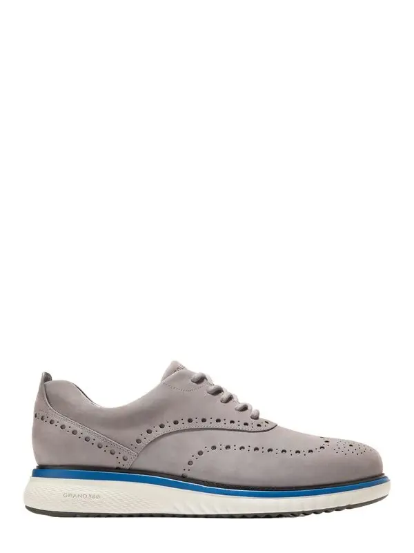 Cole Haan Zerøgrand Eon Wingtip Oxfords - Dark Blue-silver Birch