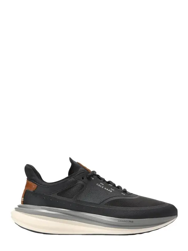 Cole Haan Riginalgrand Quadstar Running Sneakers - Black-british Tan-ivory
