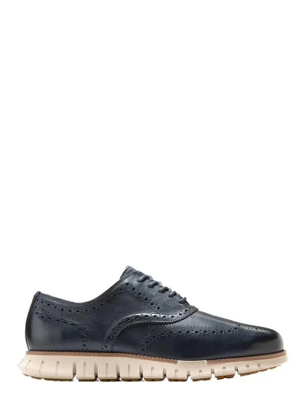 Cole Haan Zerøgrand Remastered Wingtip Oxfords - Navy Blazer-natural-angora