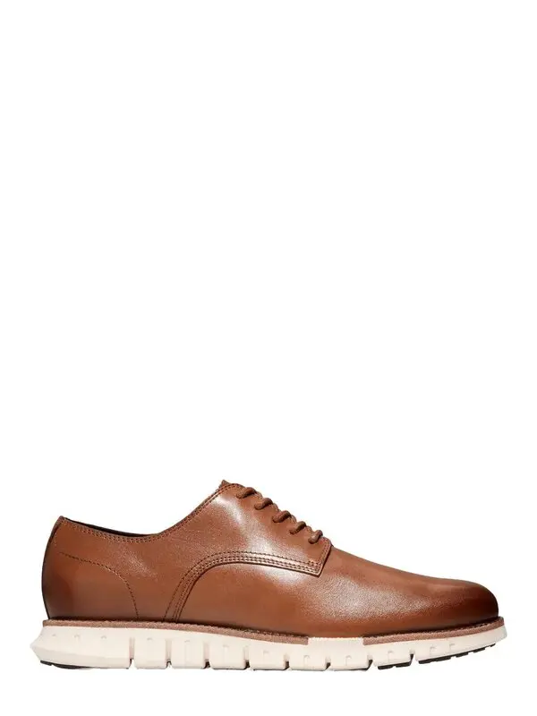 Cole Haan Zerøgrand Remastered Plain Toe Oxfords - British Tan-ivory