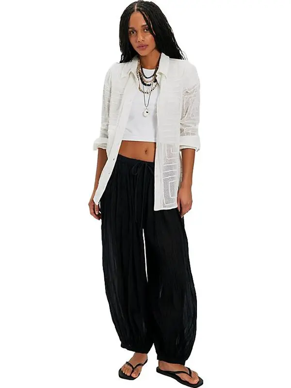 Free People Playa Party Balloon Pants - Black