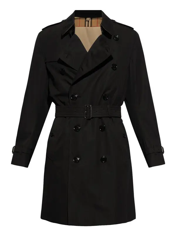 Burberry Cotton Trench Coat - Black