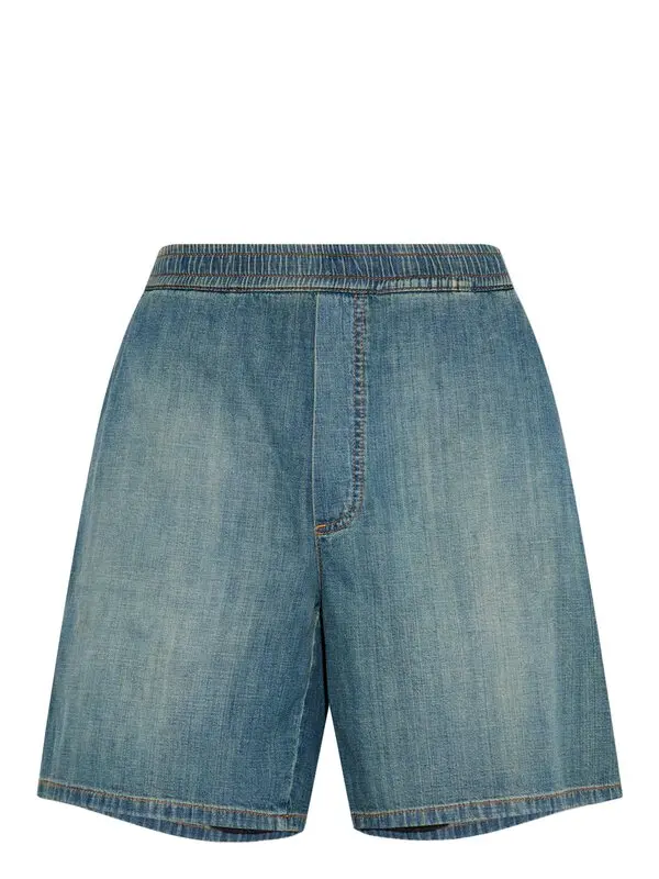 Balmain Denim Shorts - Blue