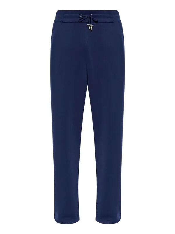 Balmain Sweatpants With Straight-leg Fit - Navy Blue