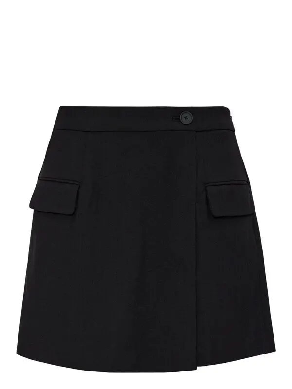 ALLSAINTS Mimmie Thigh Length Shorts - Black