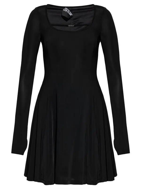 Versace Long-sleeve Mini Dress - Black