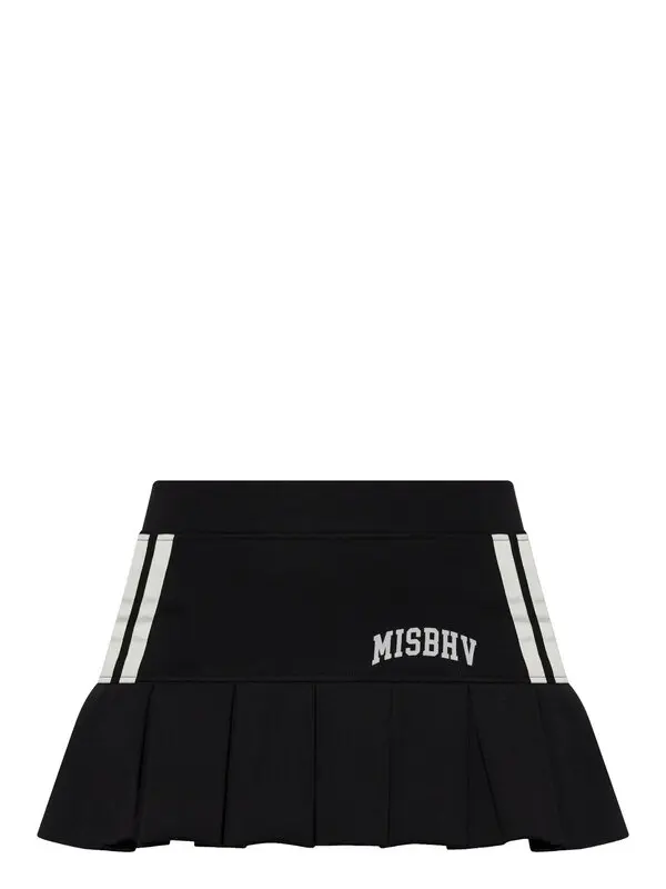 MISBHV Mini Skirt With Logo - Black