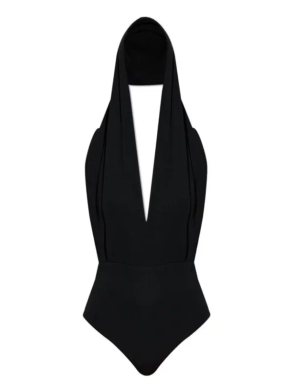 Balmain Backless Bodysuit - Black
