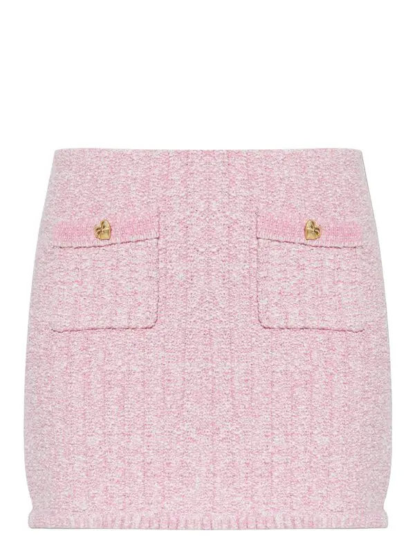 LoveShackFancy Ellianna Mini Skirt - Pink
