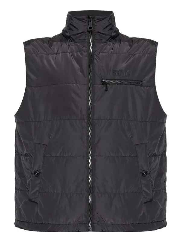 Versace Insulated Sleeveless Vest - Black