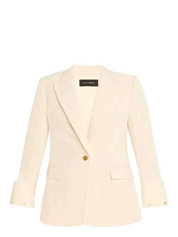 Kobi Halperin Cuffed Single-button Jacket - Alabaster