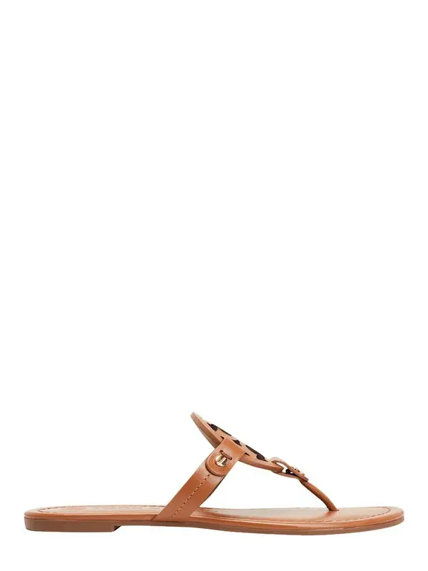 Tory Burch Miller Leather Sandals - Vachetta