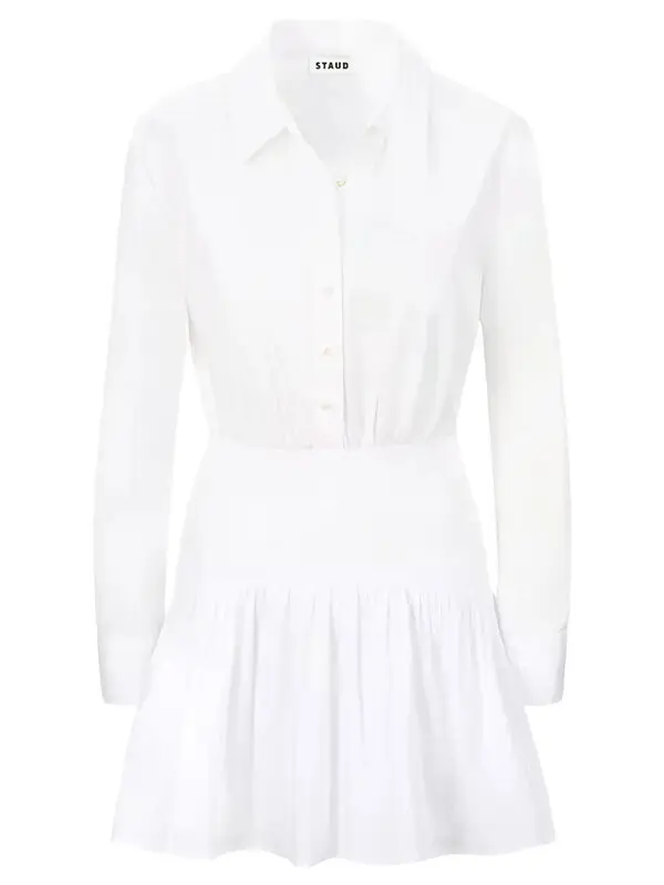 Staud Rocco Mini Dress - White