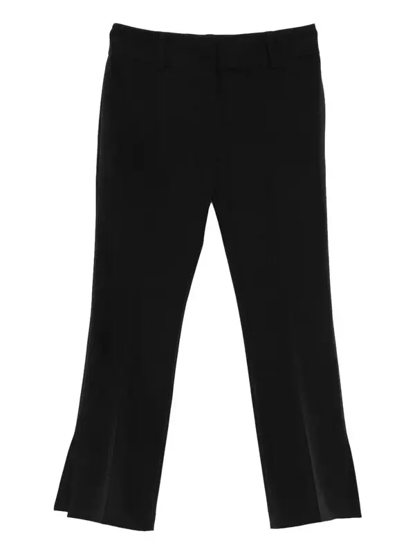 ERMANNO FIRENZE Pressed-crease Trousers - Black