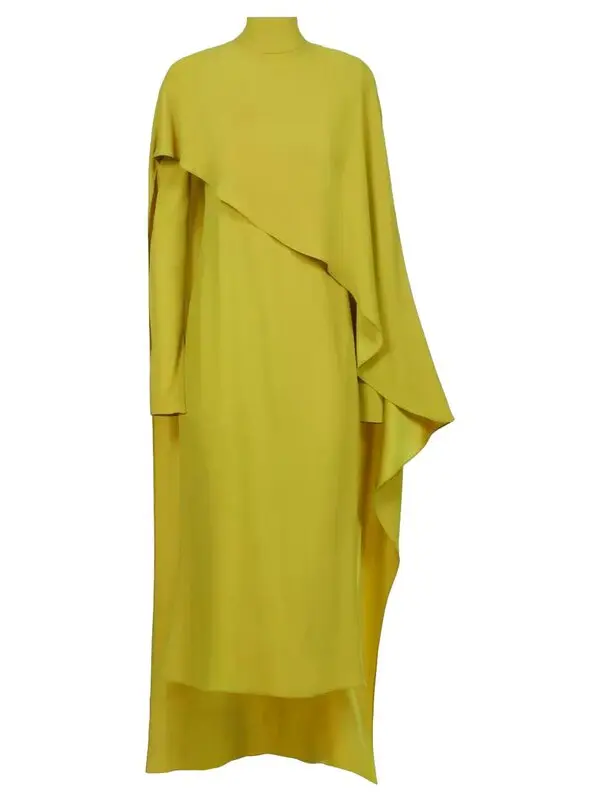 TALLER MARMO Carrington Draped Midi Dress - Green